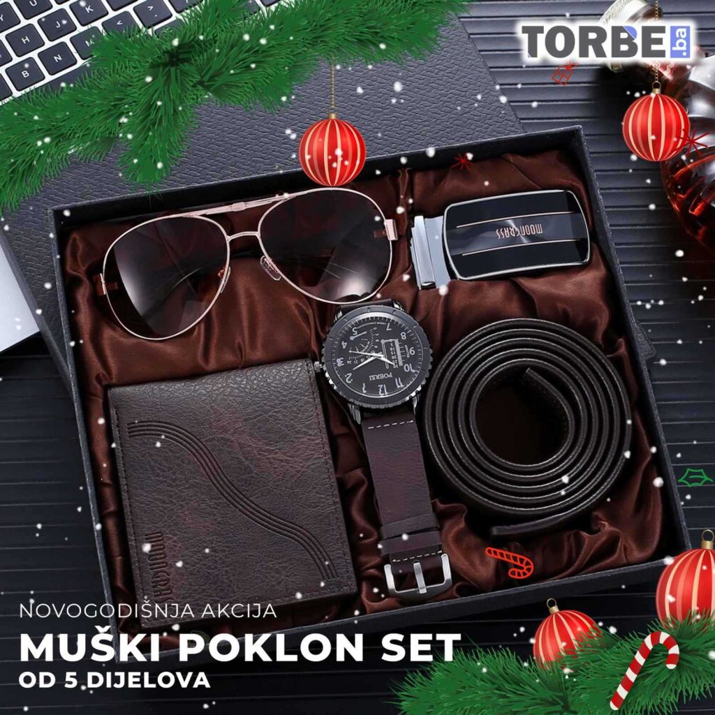 Muški poklon set od 5 dijelova - Za momka, prijatelja ili oca