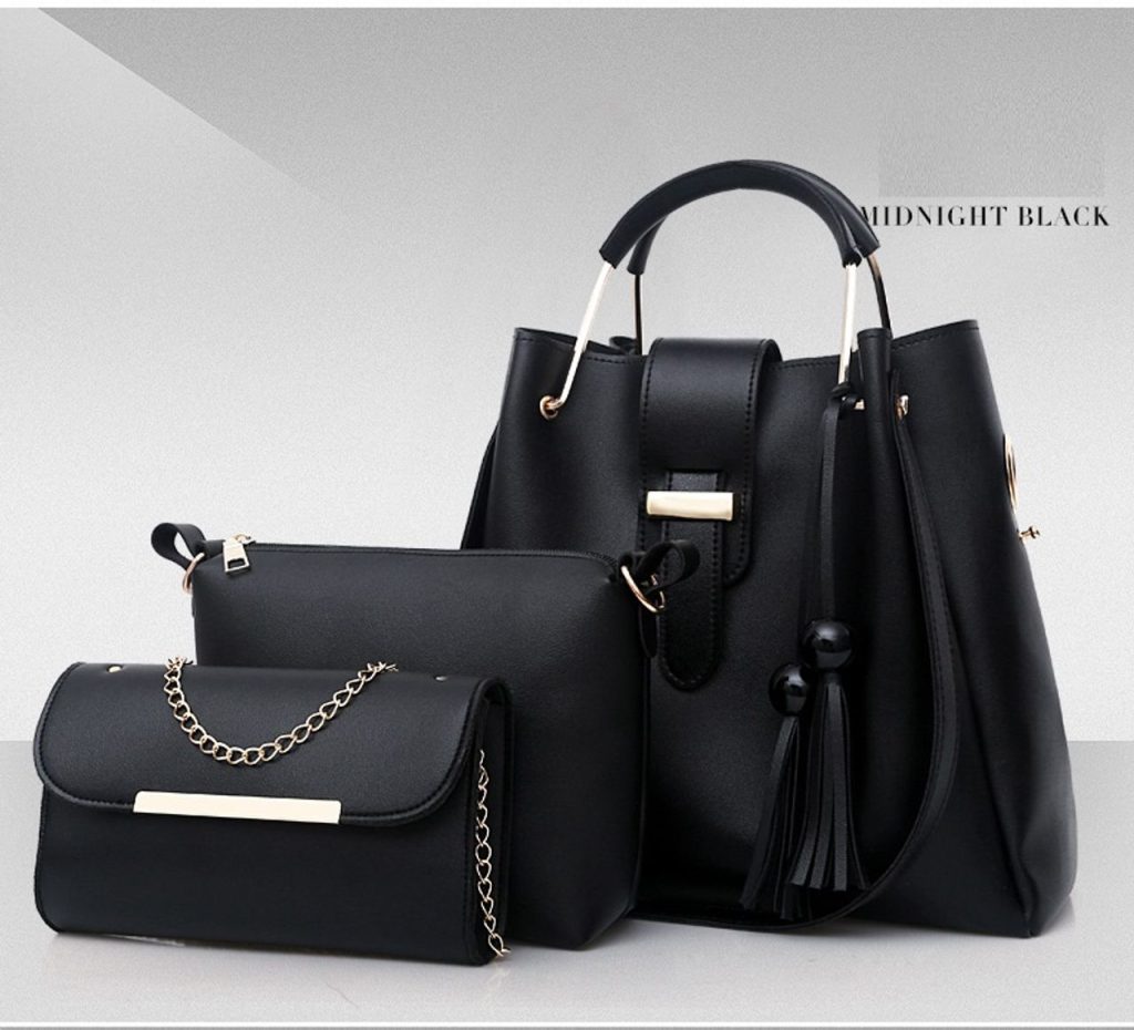 Ženski set torbi – 3 U 1 + Ukrasni set tulipana – Torbe